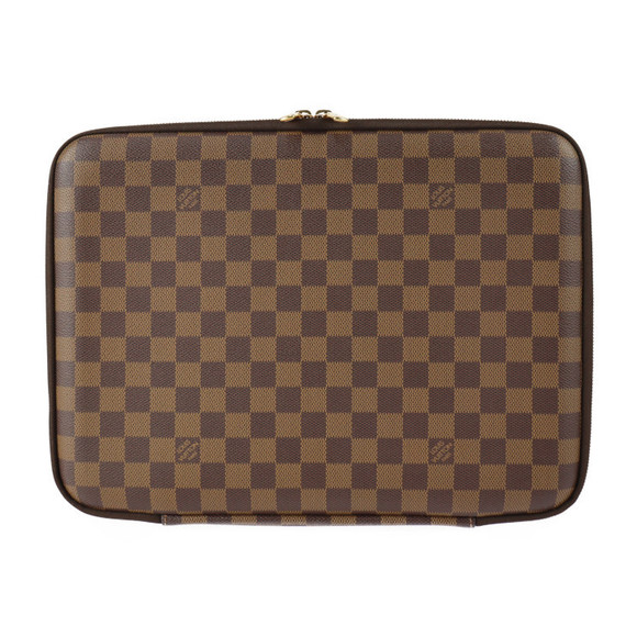 Louis Vuitton | Bags | Louis Vuitton Computer Sleeve Bag Ebene Brown ...